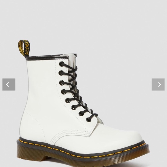 Shoes | Doc Marten White Boots | Poshmark